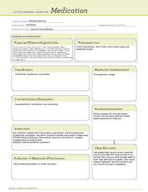Loop Diuretics drug card - ####### ACTIVE LEARNING TEMPLATES Medication ...