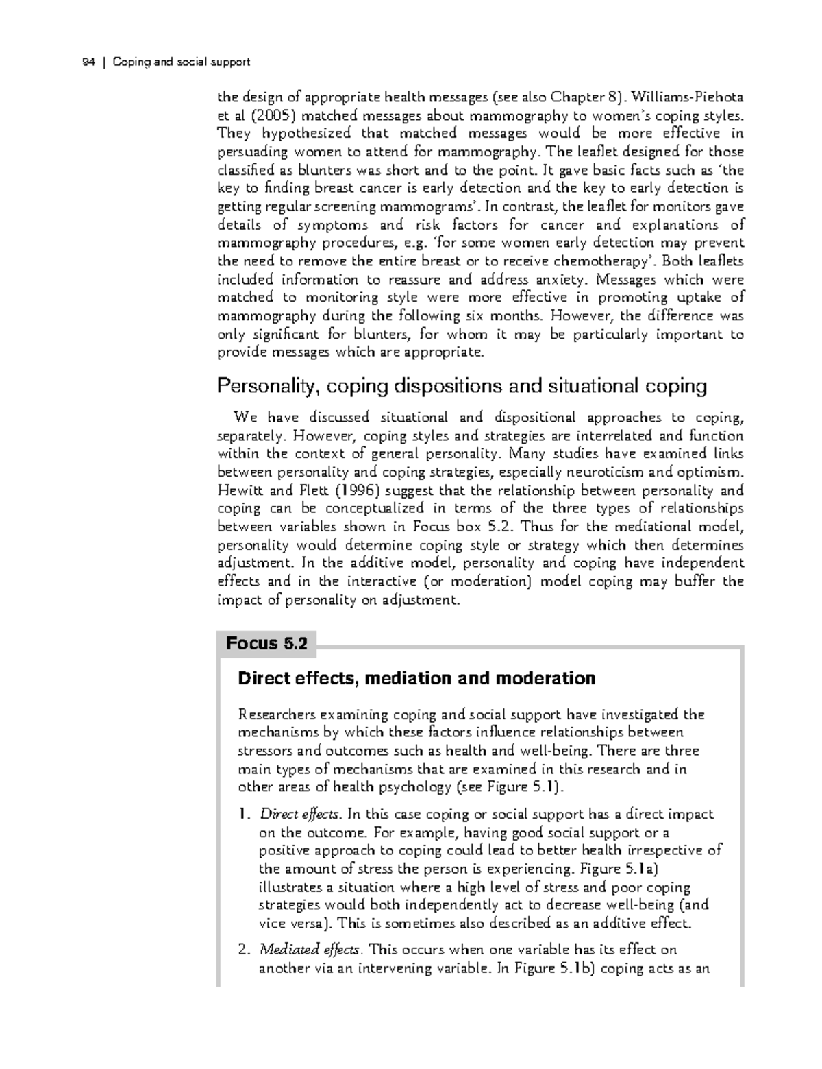 Health psychology topics in applied psychology part 12 - 94 | Coping ...