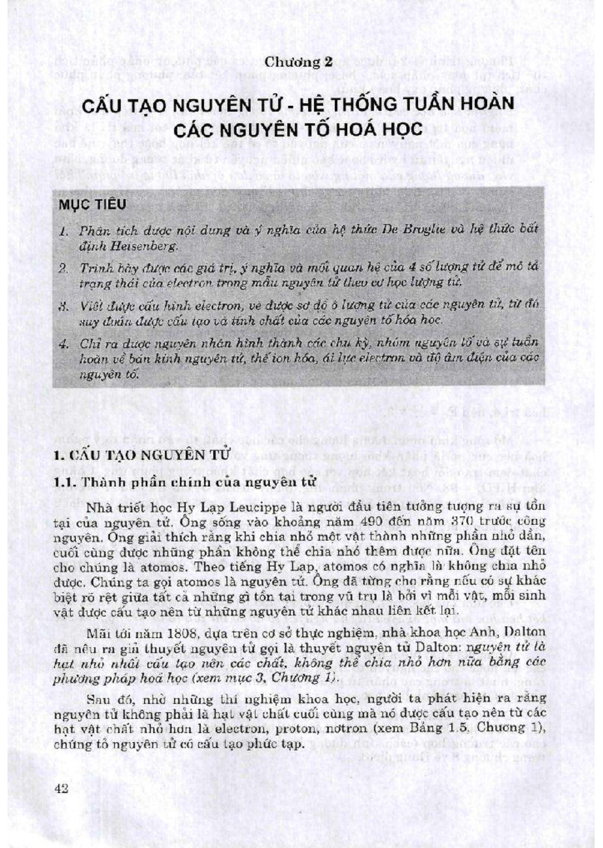 CẤU TẠO Nguyên TỬ - HỆ THỐNG TUẦN HOÀN CÁC NGUYÊN TỐ - HÓA ĐẠI CƯƠNG ...