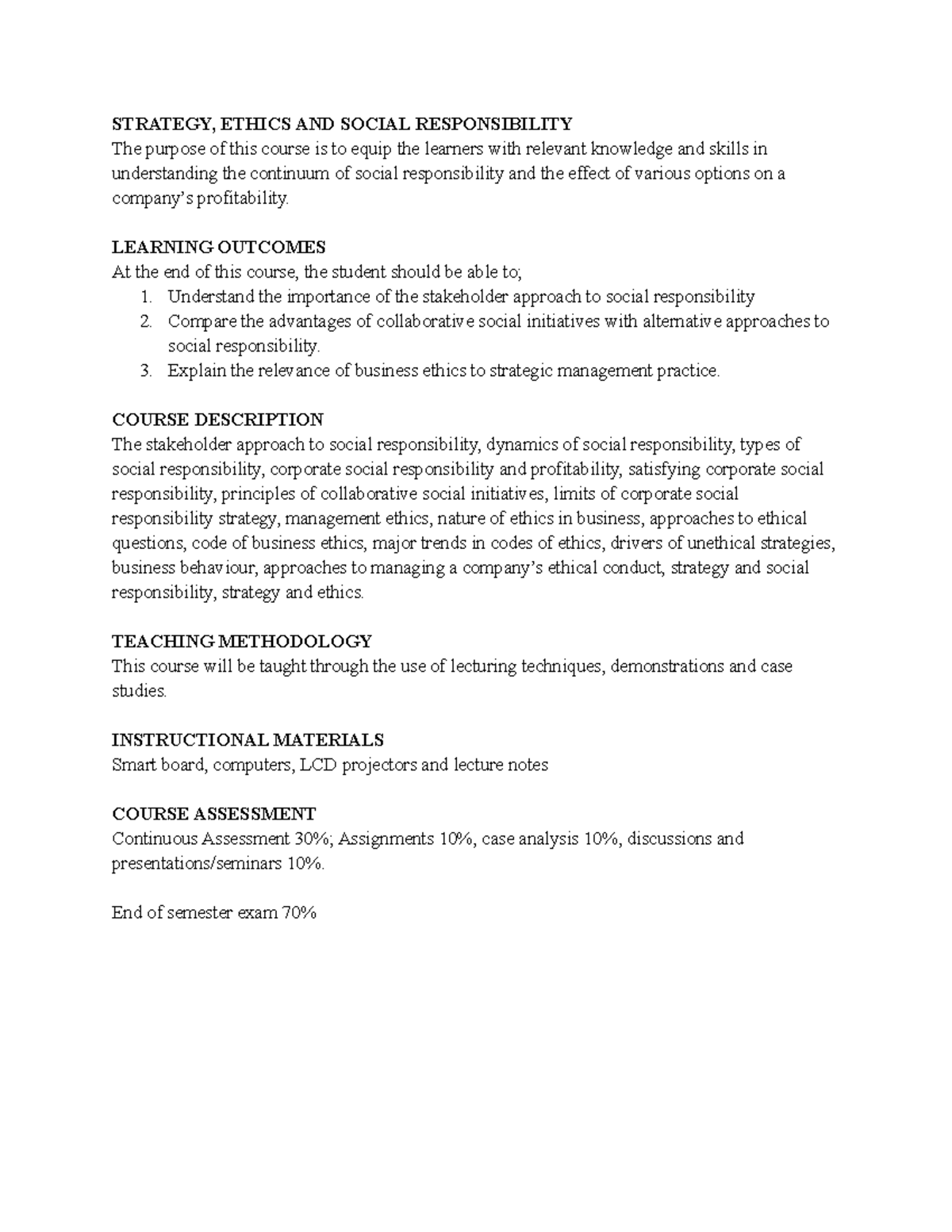 Strategy Ethics And Social Responsibility STRATEGY ETHICS AND strategy-ethics-and-social-responsibility-strategy-ethics-and