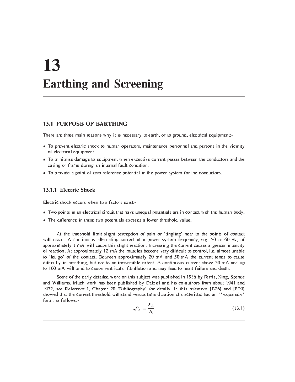 Electrical Engineering part 12 - 13 Earthing and Screening 13 PURPOSE ...