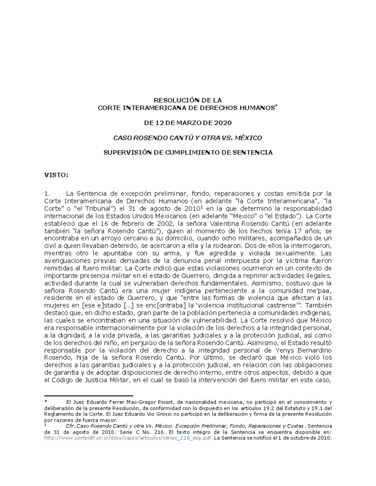 2 - SSDDDD - RESOLUCIÓN DE LA CORTE INTERAMERICANA DE DERECHOS HUMANOS ...