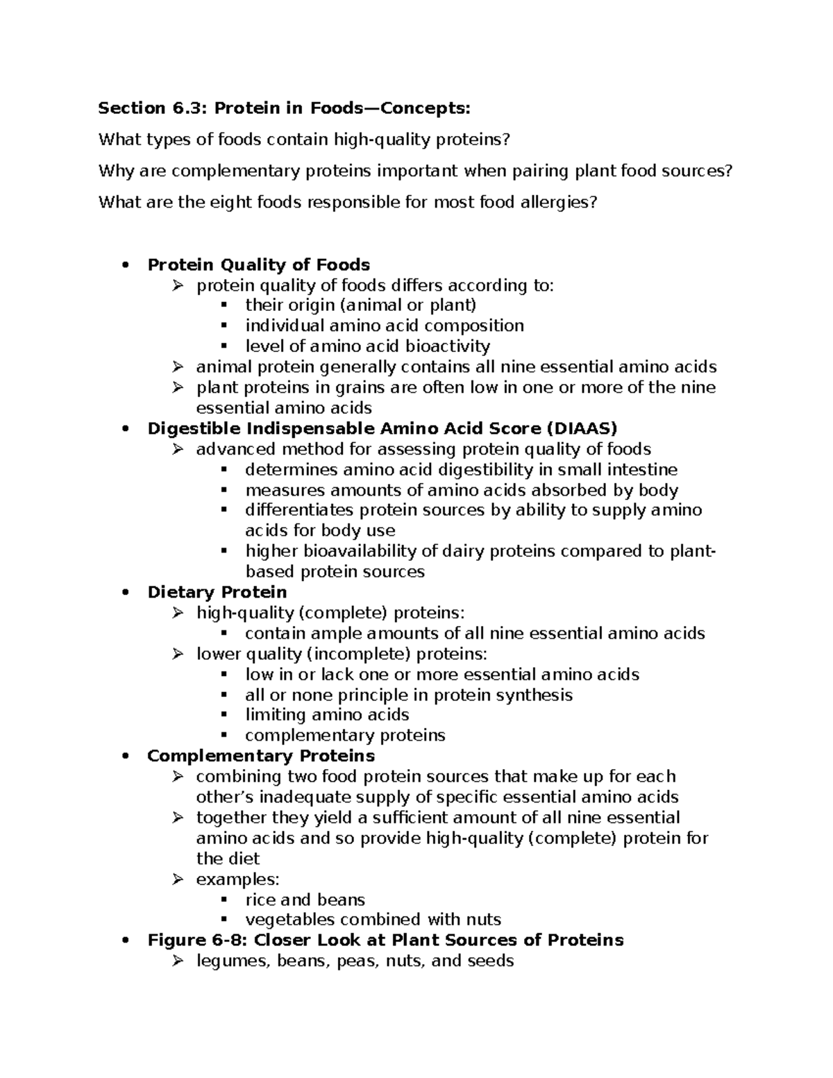NTS Ch 6 Section 3 - Lecture notes from Intro to Nutrition and Foods ...