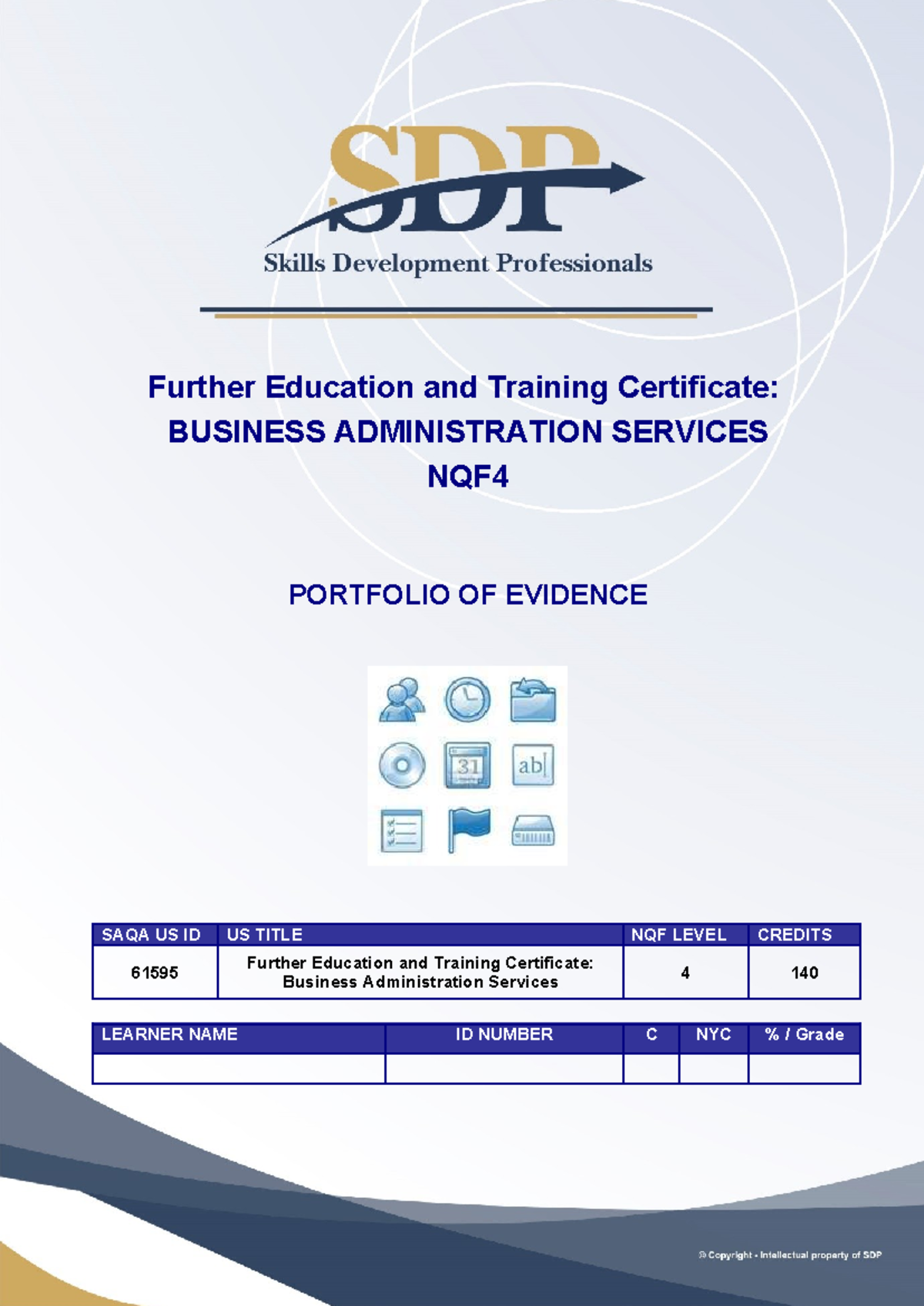 61595 Business Admin NQF4 - POE SDP (Ed July 2023) - Further Education ...
