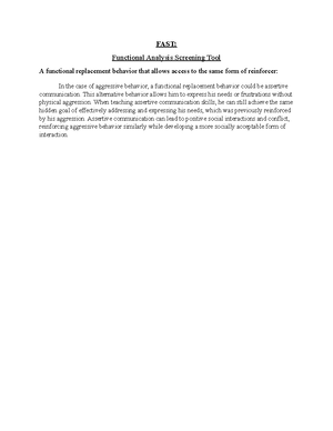 EAB4764- Personal FAST 2024 - F A S T _____________ Functional Analysis ...