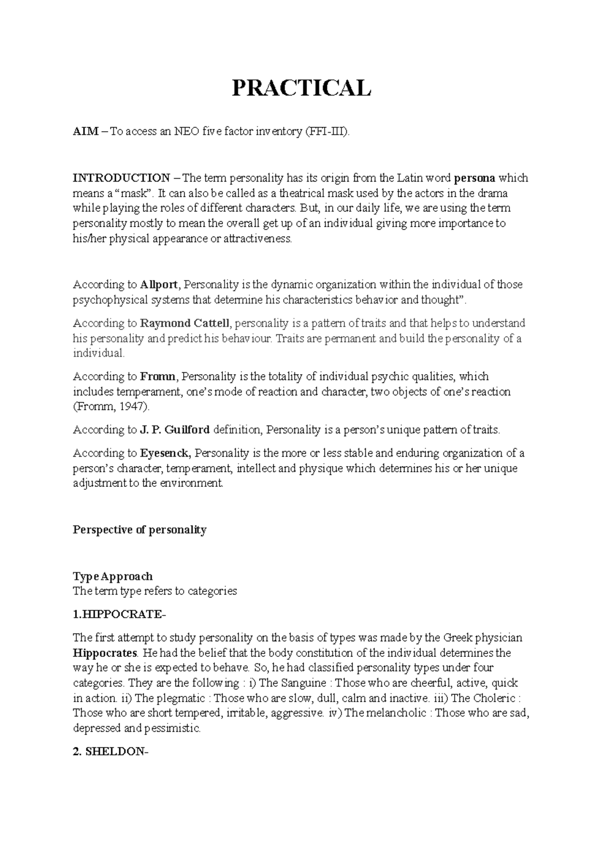 NEO FFI - Practical on neo ffi - PRACTICAL AIM – To access an NEO five ...