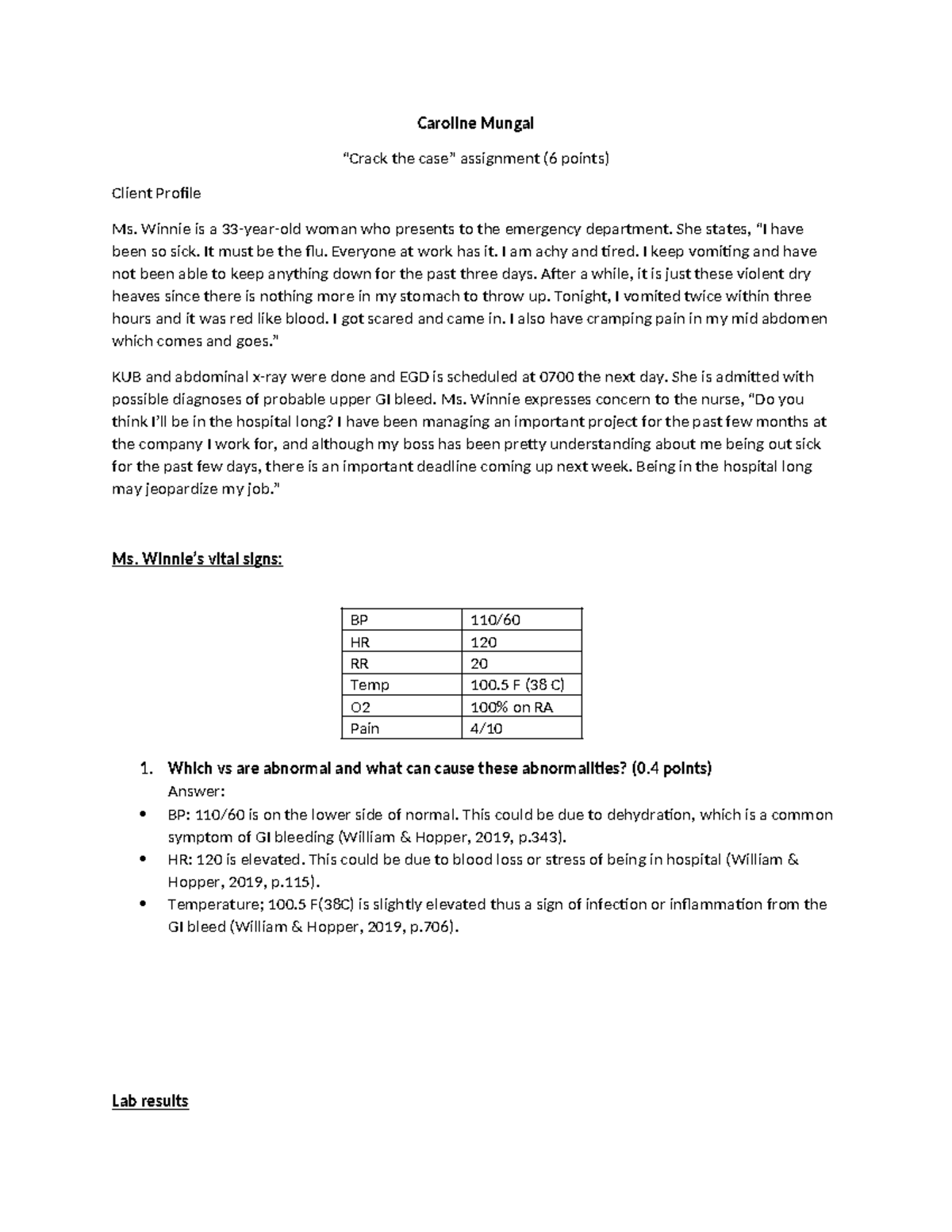 Case+study+crack+the+case - Caroline Mungai “Crack the case” assignment ...
