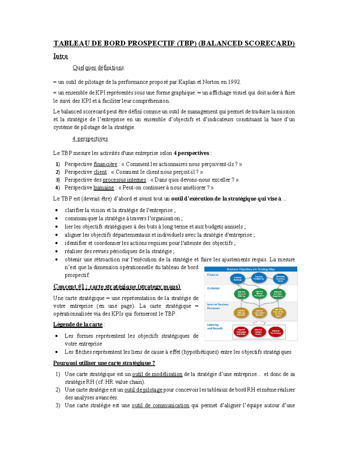 Cours de reporting Tableau de bord prospectif - TABLEAU DE BORD ... Cours de reporting Tableau de bord prospectif - TABLEAU DE BORD ...