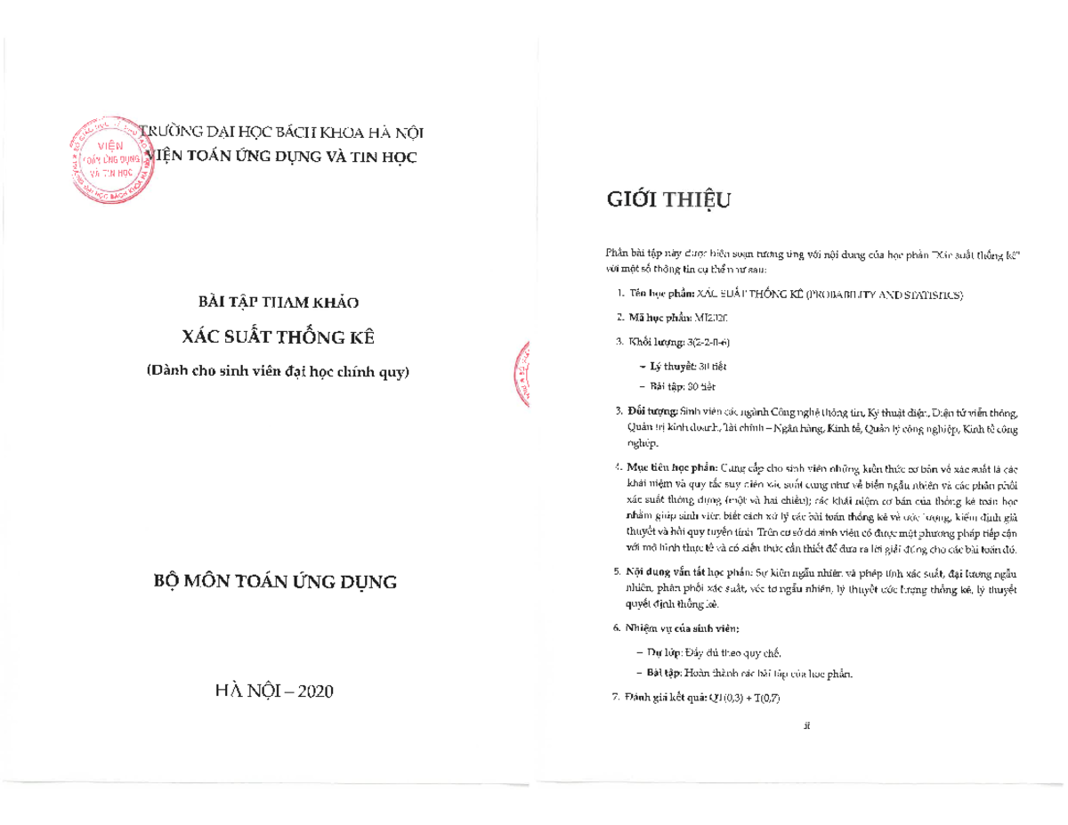 XSTK - fsdf - Marketing Essential - Studocu