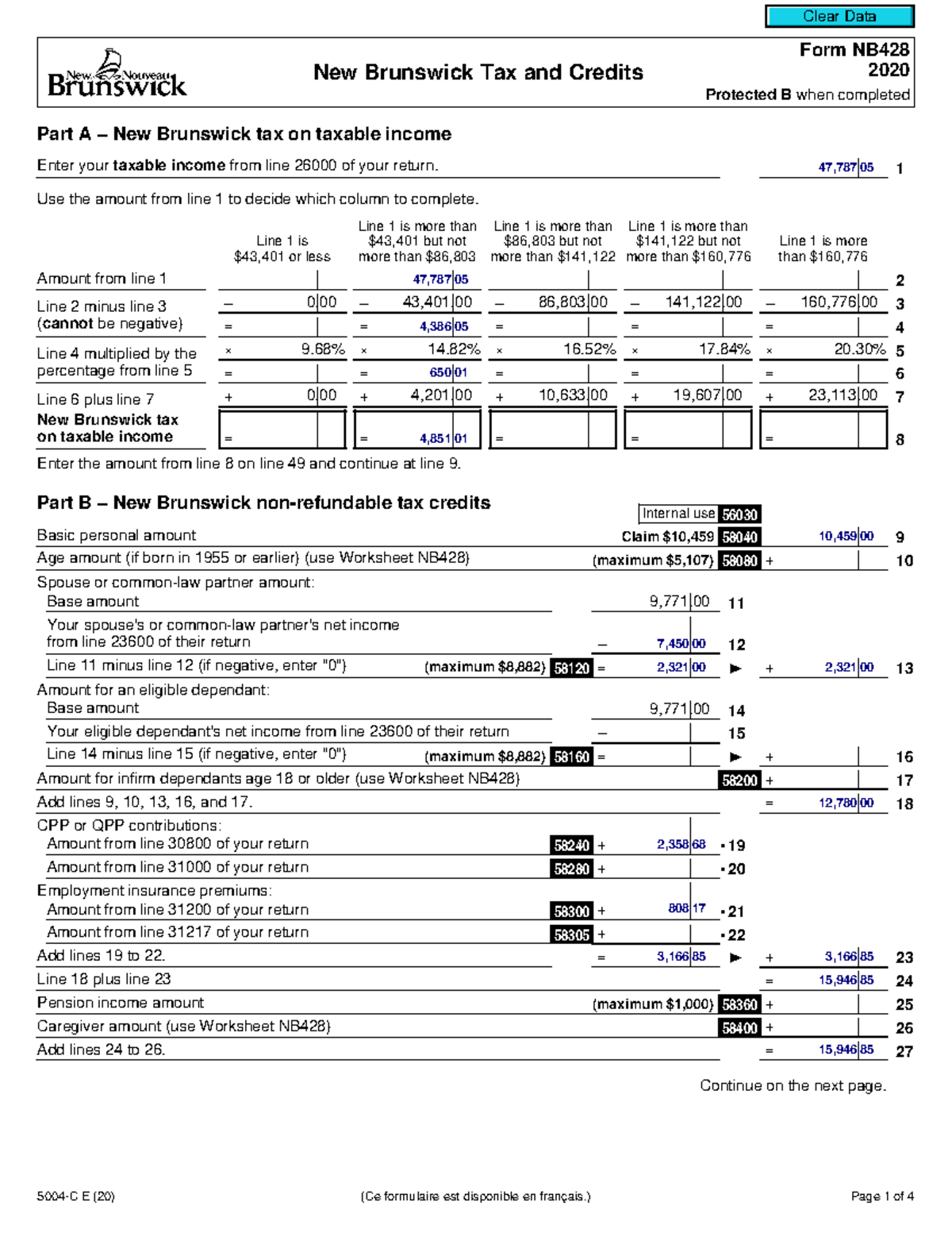 NB428 Fillable (2020)-jarret - Form NB 2020 Protected B when completed ...
