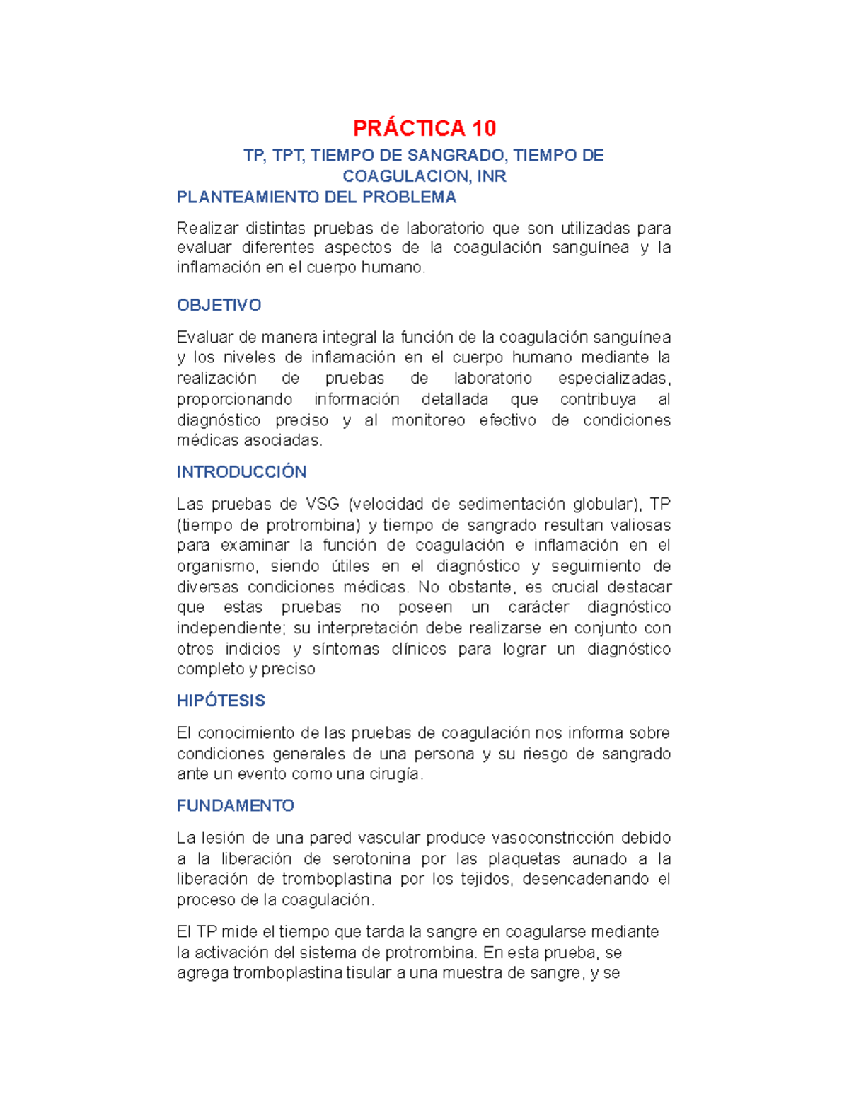 Práctica 10 - PRACTICA 10 DE TP Y TPT - PRÁCTICA 10 TP, TPT, TIEMPO DE ...