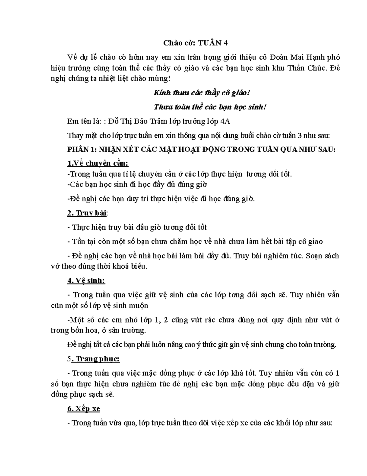 Chào cờ chuẩn - Copy - Giáo viên được tập huấn nội dung 2 - Bồi dưỡng ...