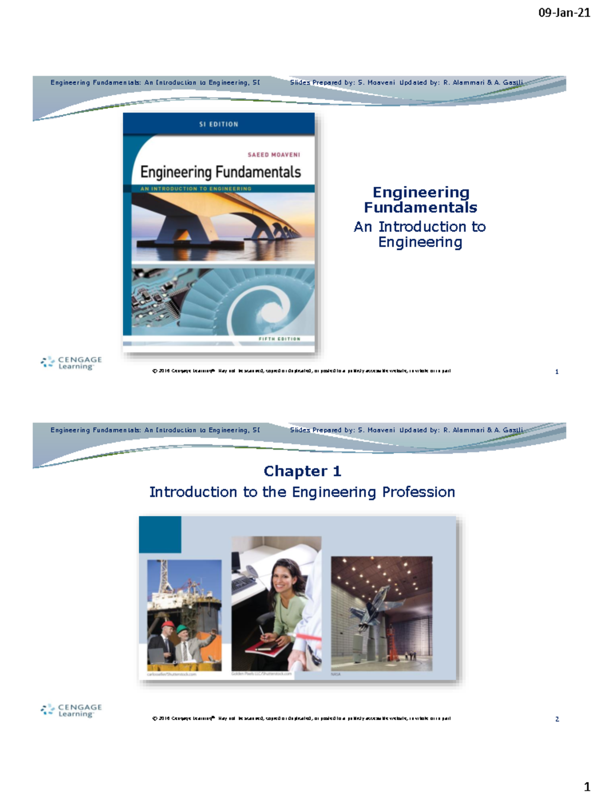 Chapter 01 The Engineer and the Engineering Disciplines - Engineering ...