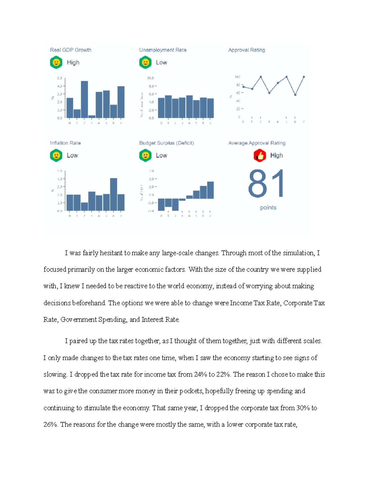 3-2 Simulation Checkpoint Assignment - I was fairly hesitant to make ...