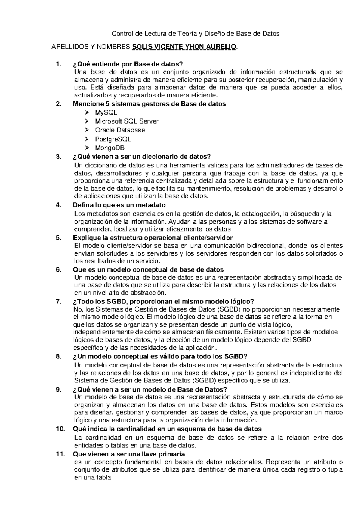 Control de lectura - dfdsfdsf - Control de Lectura de Teoría y Diseño ...