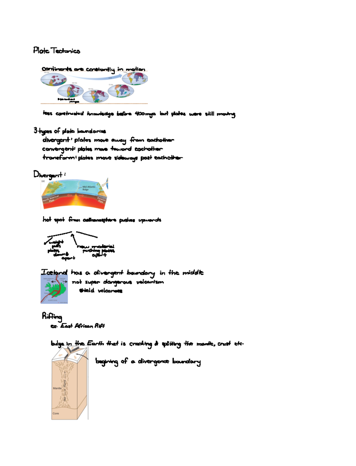 Geo 102 lecture 6 - Plate techtonics and boundary movement. Relevant to ...