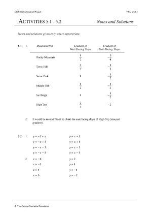 2. Activities - Activity - © The Gatsby Charitable Foundation UNIT 5 ...