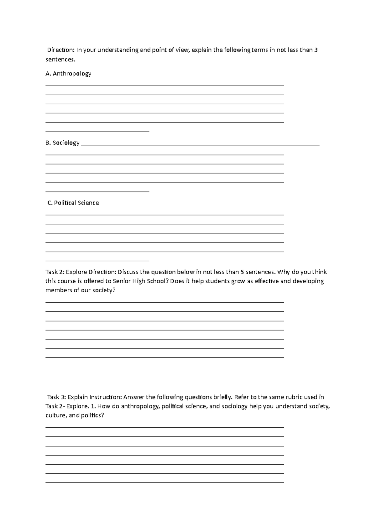 Task-Week-3 - yes - Direction: In your understanding and point of view ...