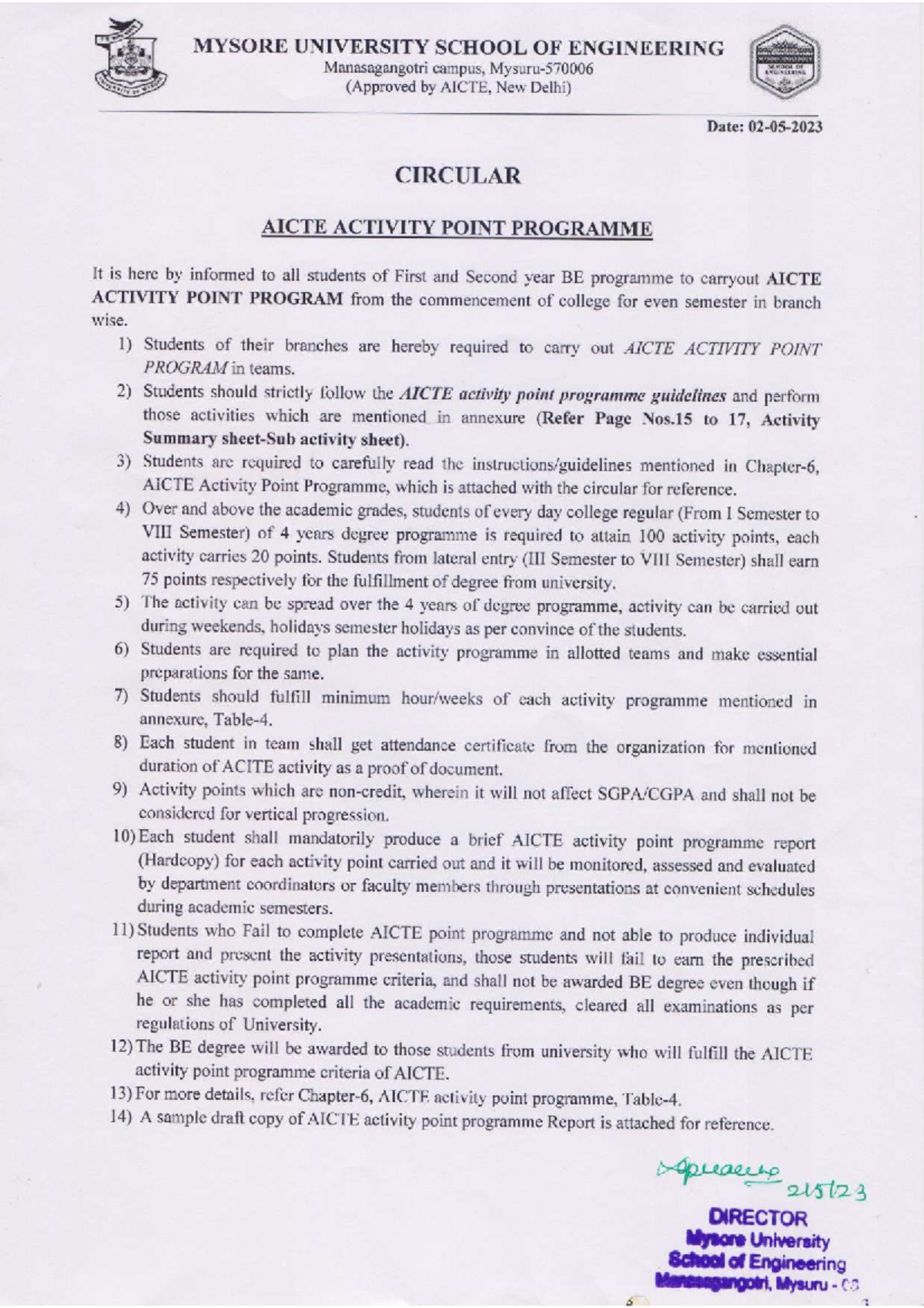 Aicte Activity Point Programme Guidelines - ALL INDIA COUNCIL FOR ...