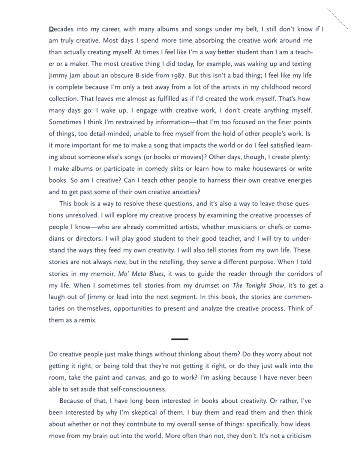 1 Creative Quest by Questlove - Fa/Musi 1001 - Studocu