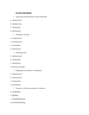 Q3 Filipino 8 Module 6 - N/A - Filipino Ikatlong Markahan Sariling ...
