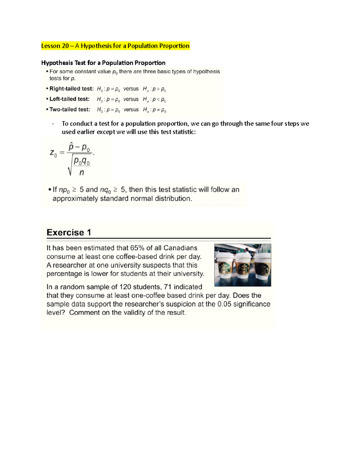 Lesson 20-23 Notes - Inference for Comparing Two Population Means ...