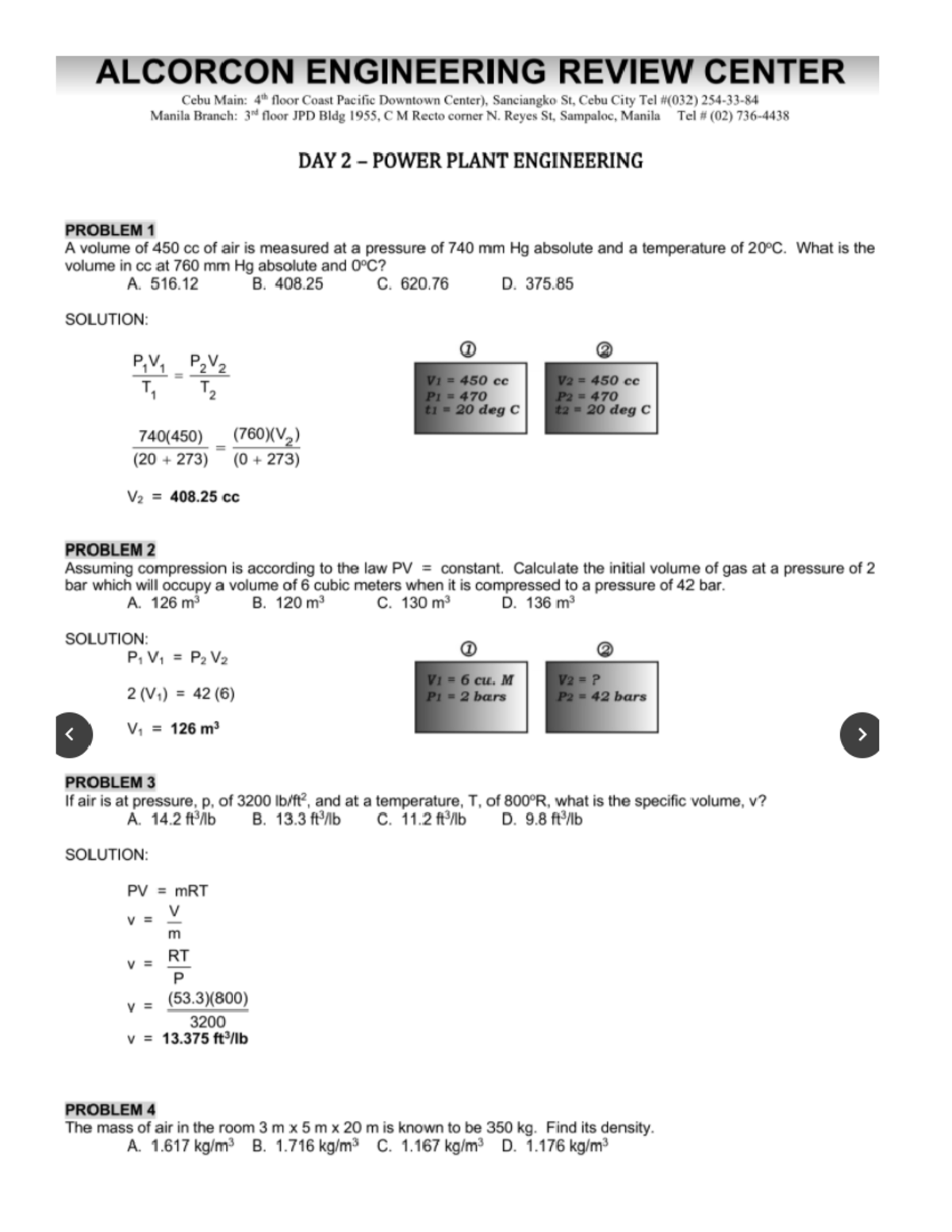 Ilide - Dynamics - ALCORCON ENGINEERING REVIEW CENTER Cebu Main: 4th ...