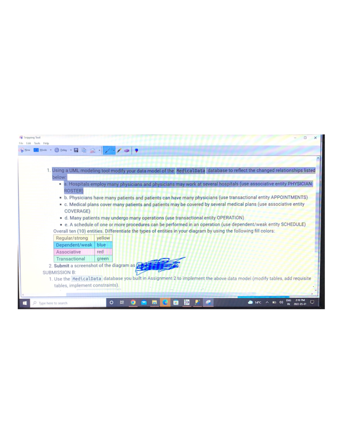 Snipping Tool - sample - INFO 2312 - Studocu