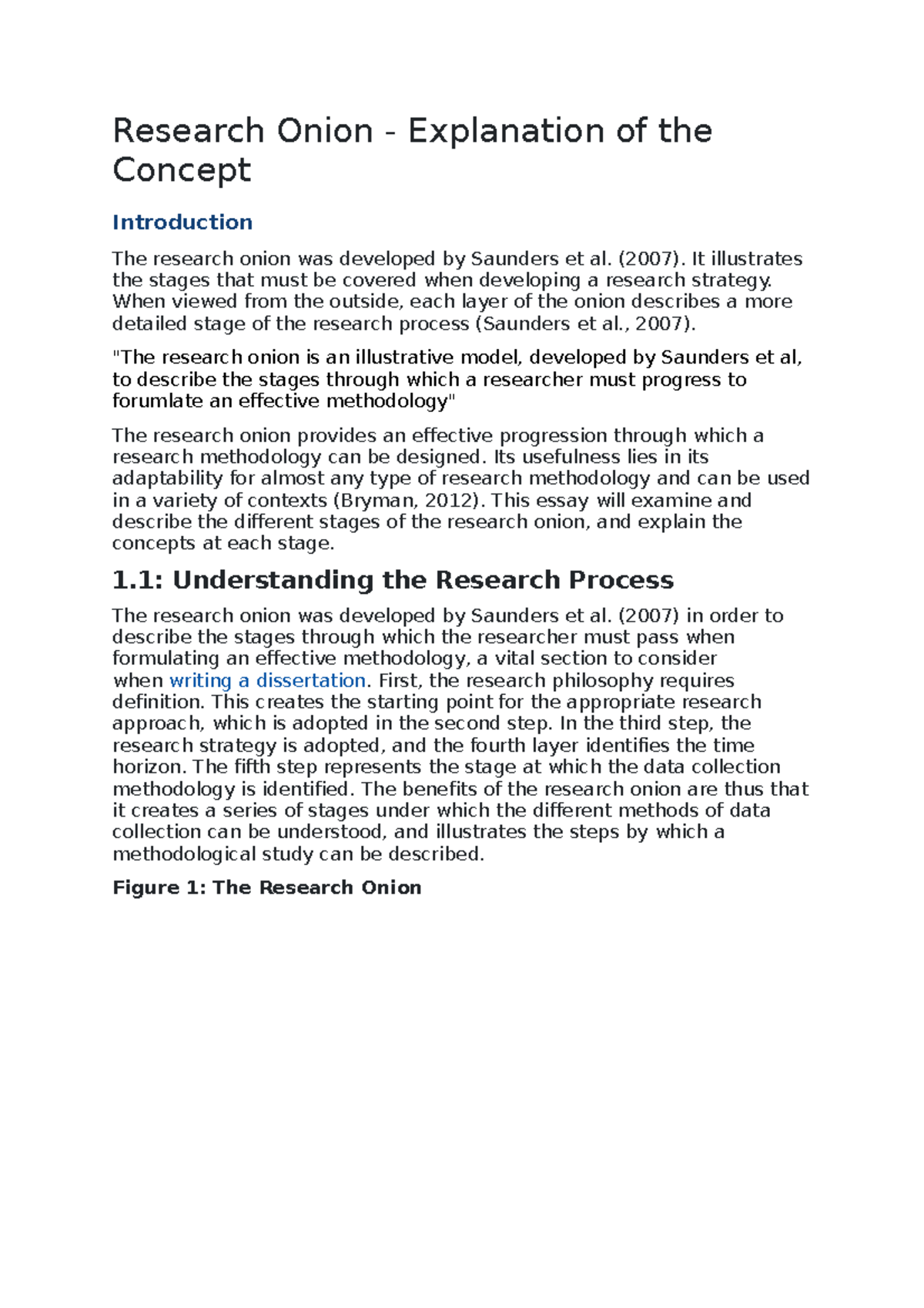 Research Onion - Explanation of the Concept - Research Onion ...