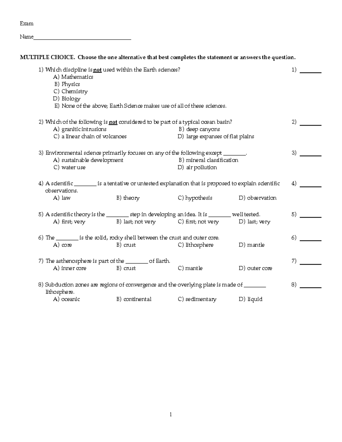 Solutions and Test Bank For Earth Science, 15th Edition by Edward J ...