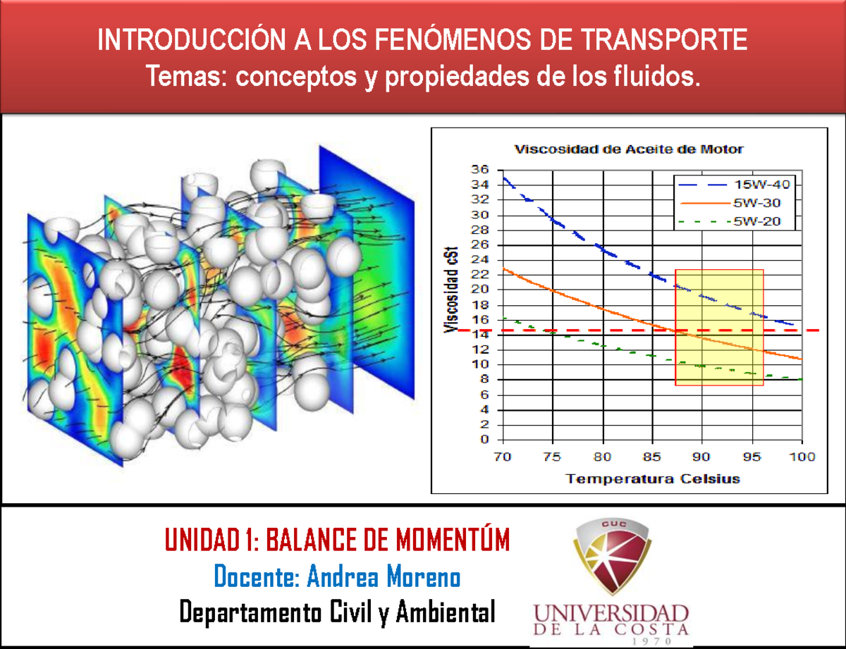 Tema 2 - Conceptos y propiedades - INTRODUCCI”N A LOS FEN”MENOS DE TRANSPORTE Temas: conceptos y ...