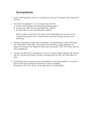 [Solved] Infrandet av en 9 rig grundskola 1962 var resultatet av en lng ...
