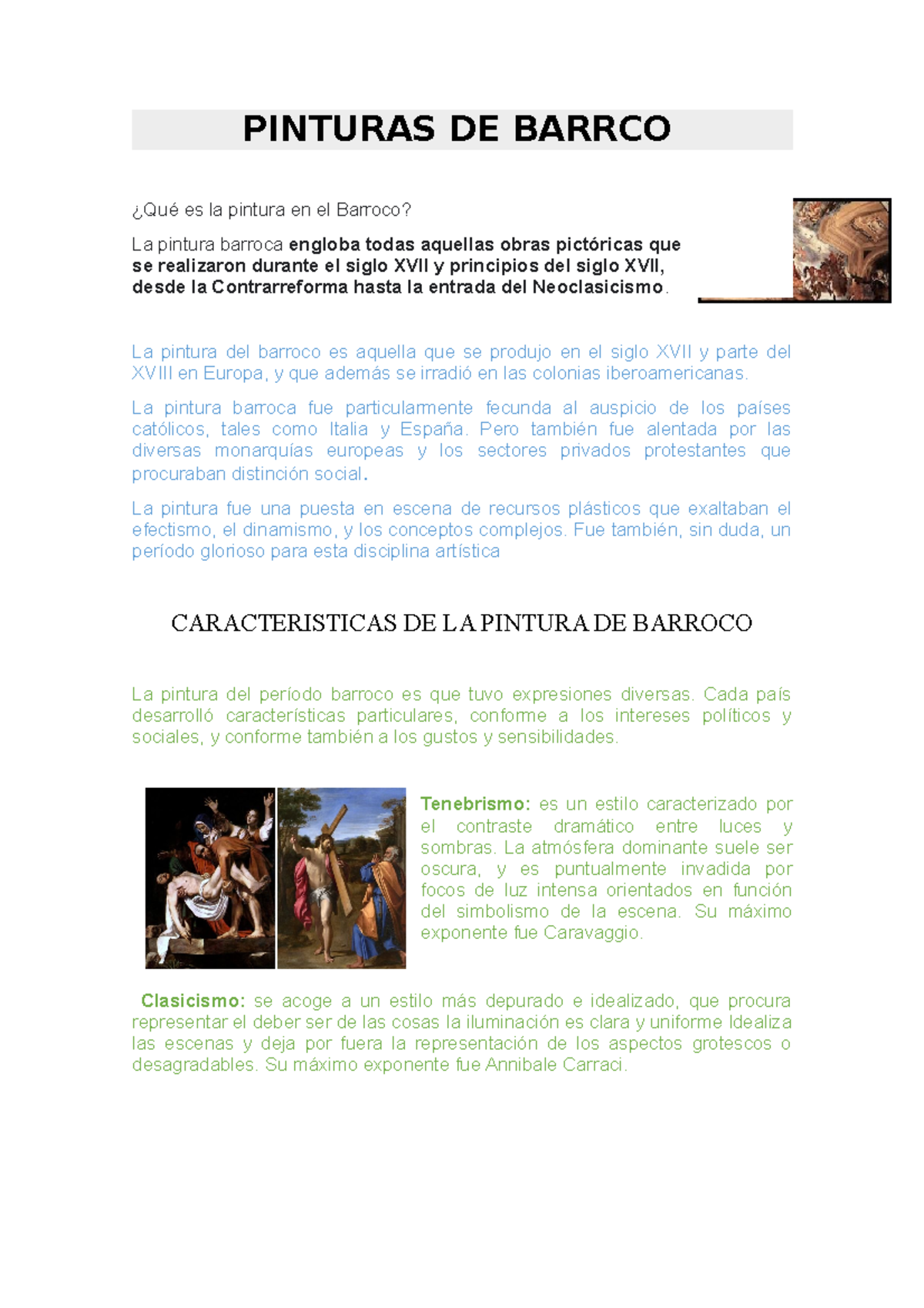 Pinturas DE Barrco - PINTURAS DE BARRCO ¿Qué es la pintura en el ...