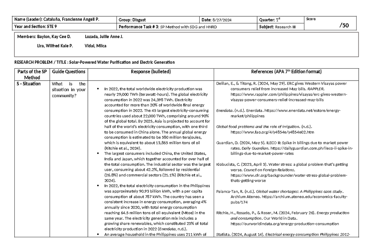 Performance-Task-3-Revised-SP-Method-with-SDG-and- Hnrda-Disgust - Fill ...