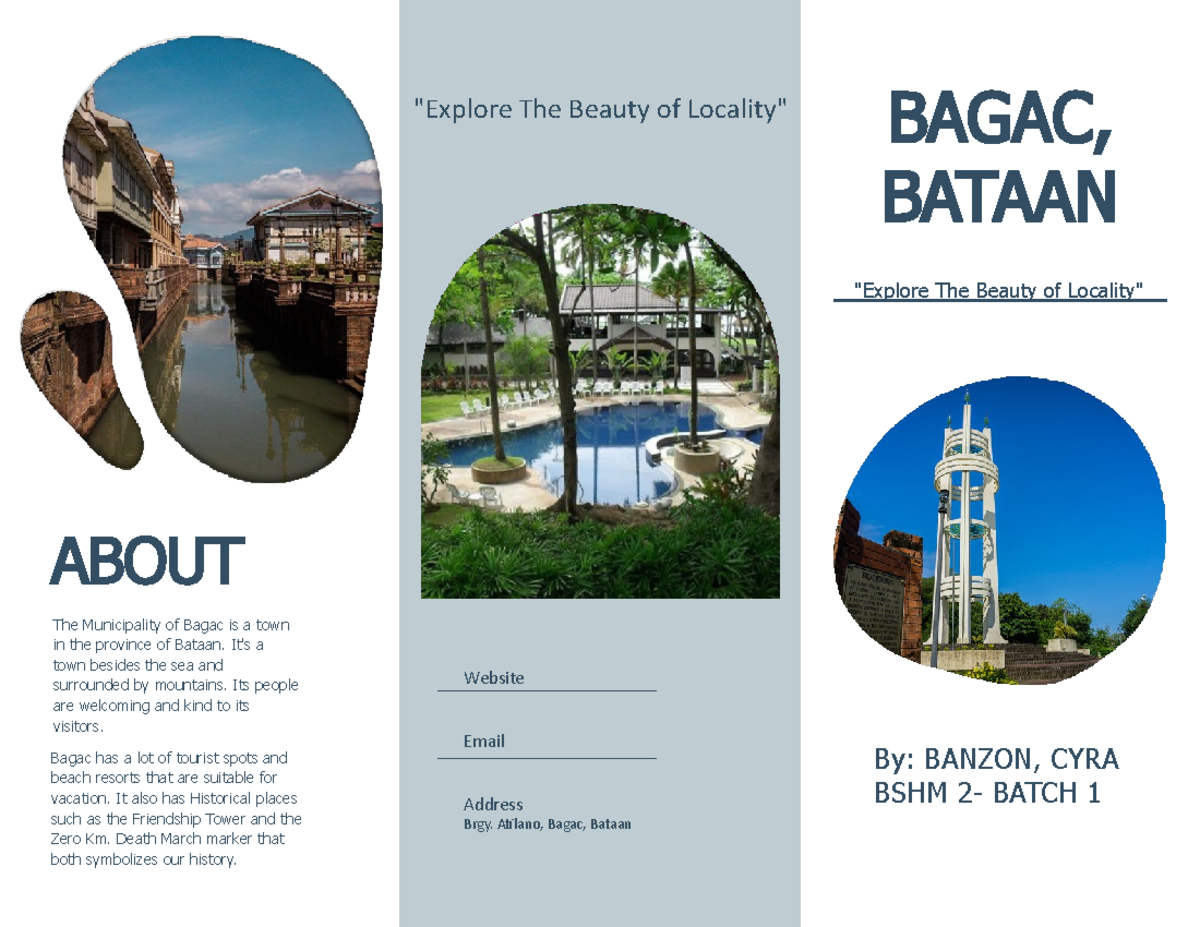 Finals Brochure - aaaa - "Explore The Beauty of Locality" Website Email ...
