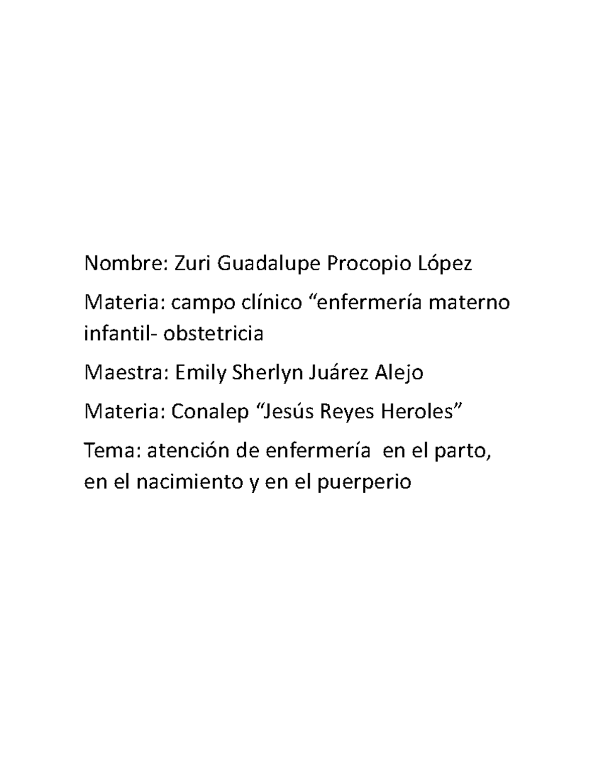 Documento (6) (34) - Tareas - Nombre: Zuri Guadalupe Procopio López ...