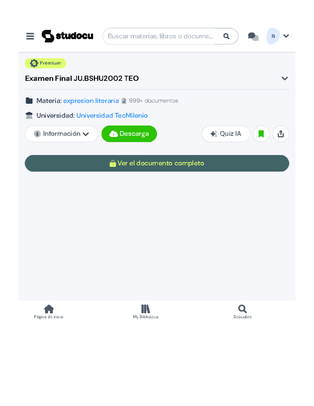 Examen Final JU.BSHU2002 TEO - Examen Final Fecha de entrega 20 de mayo ...