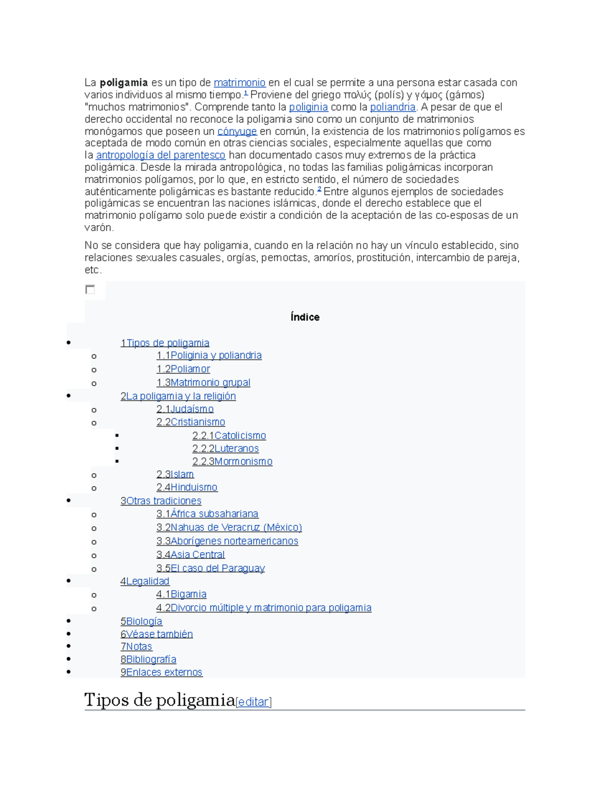 Monogamia - La poligamia es un tipo de matrimonio en el cual se permite ...