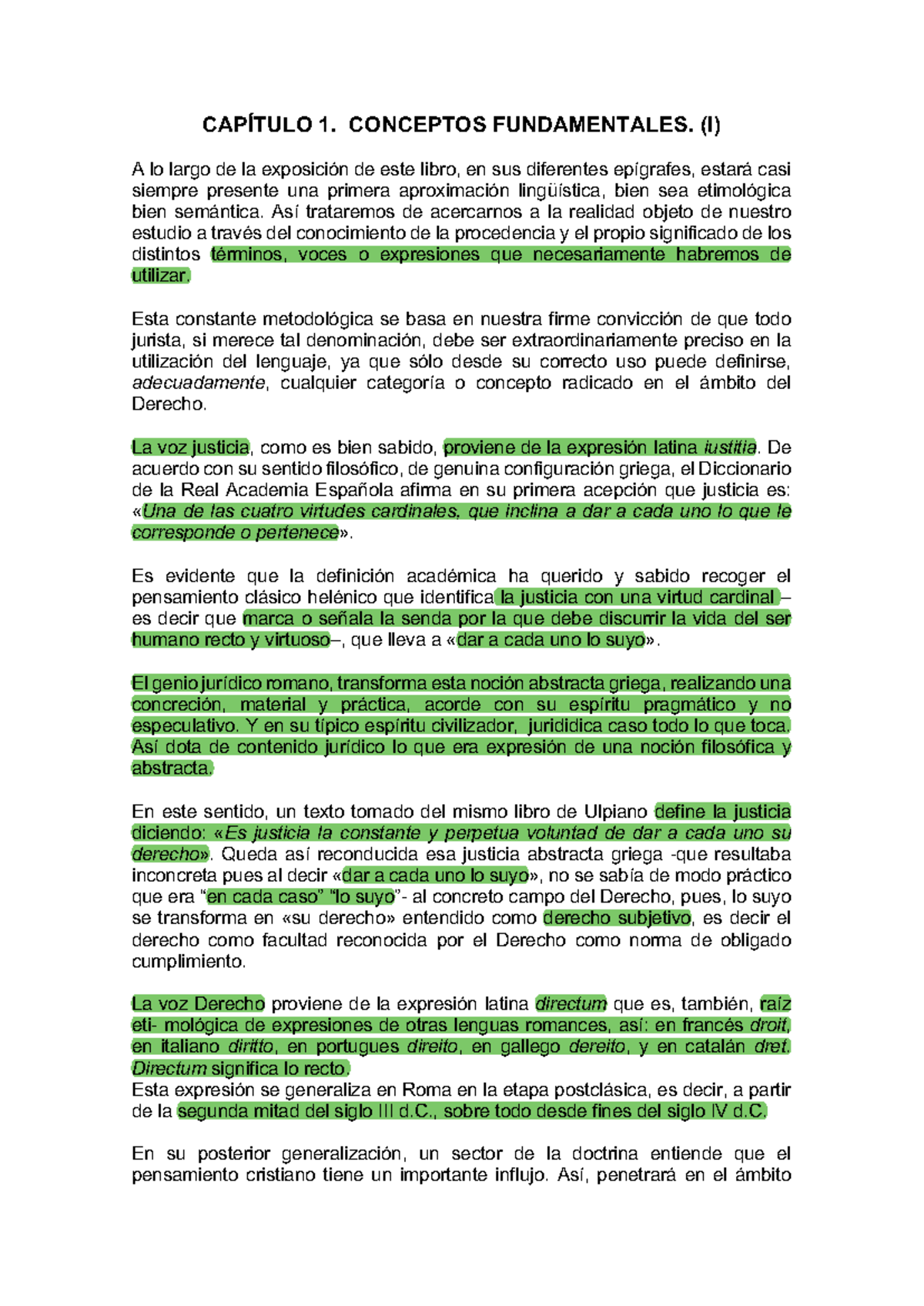 CAP.1 Conceptos Fundamentales - CAPÍTULO 1. CONCEPTOS FUNDAMENTALES. (I) A lo largo de la ...