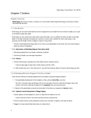 Chapter 16 Outline - Chapter 16 Outline Chapter Overview - Trace ...