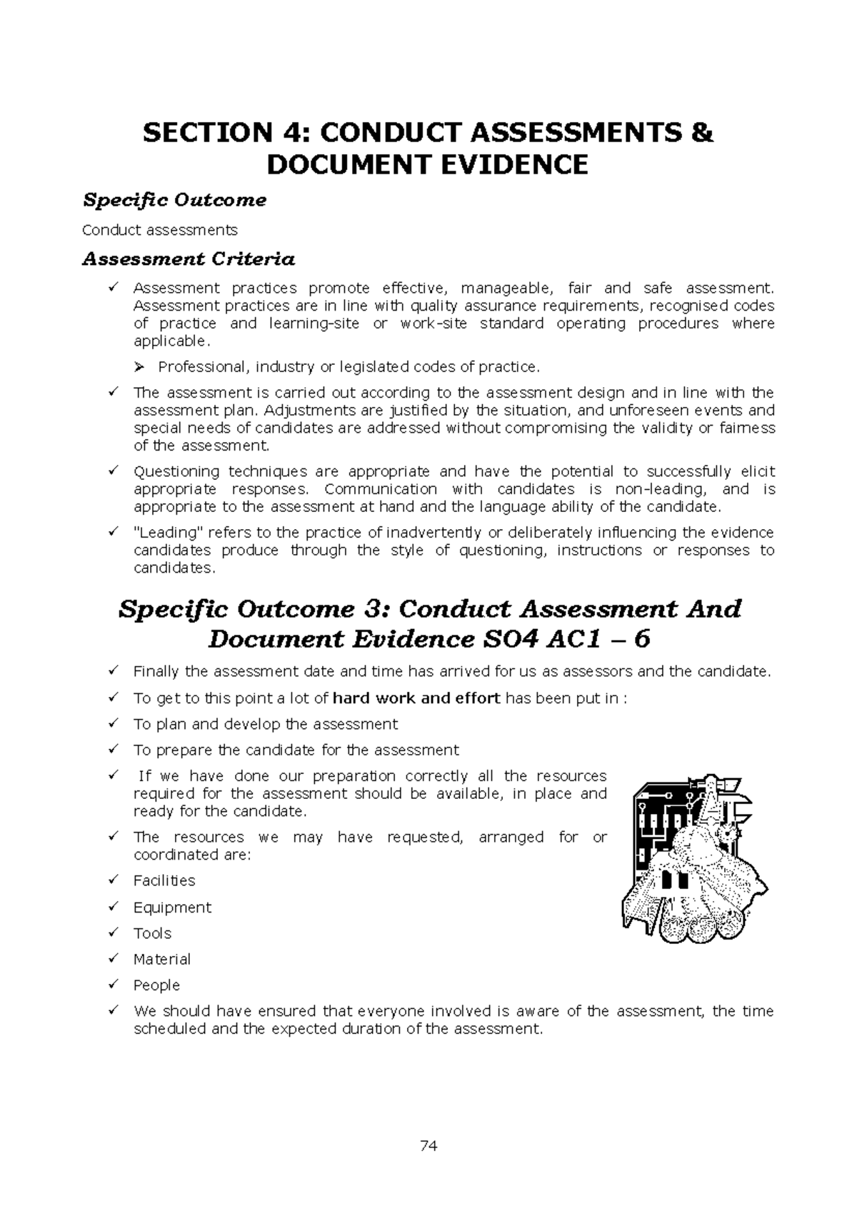 Module-3 - CONTEXT - SECTION 4: CONDUCT ASSESSMENTS & DOCUMENT EVIDENCE ...