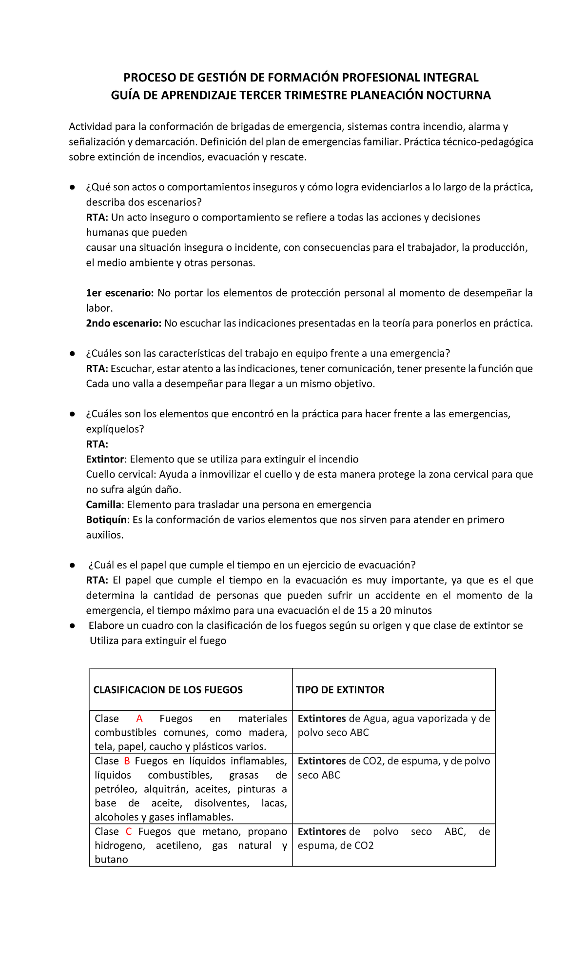 Guía Salida Pedagógica - PROCESO DE GESTI”N DE FORMACI”N PROFESIONAL INTEGRAL GUÕA DE ...