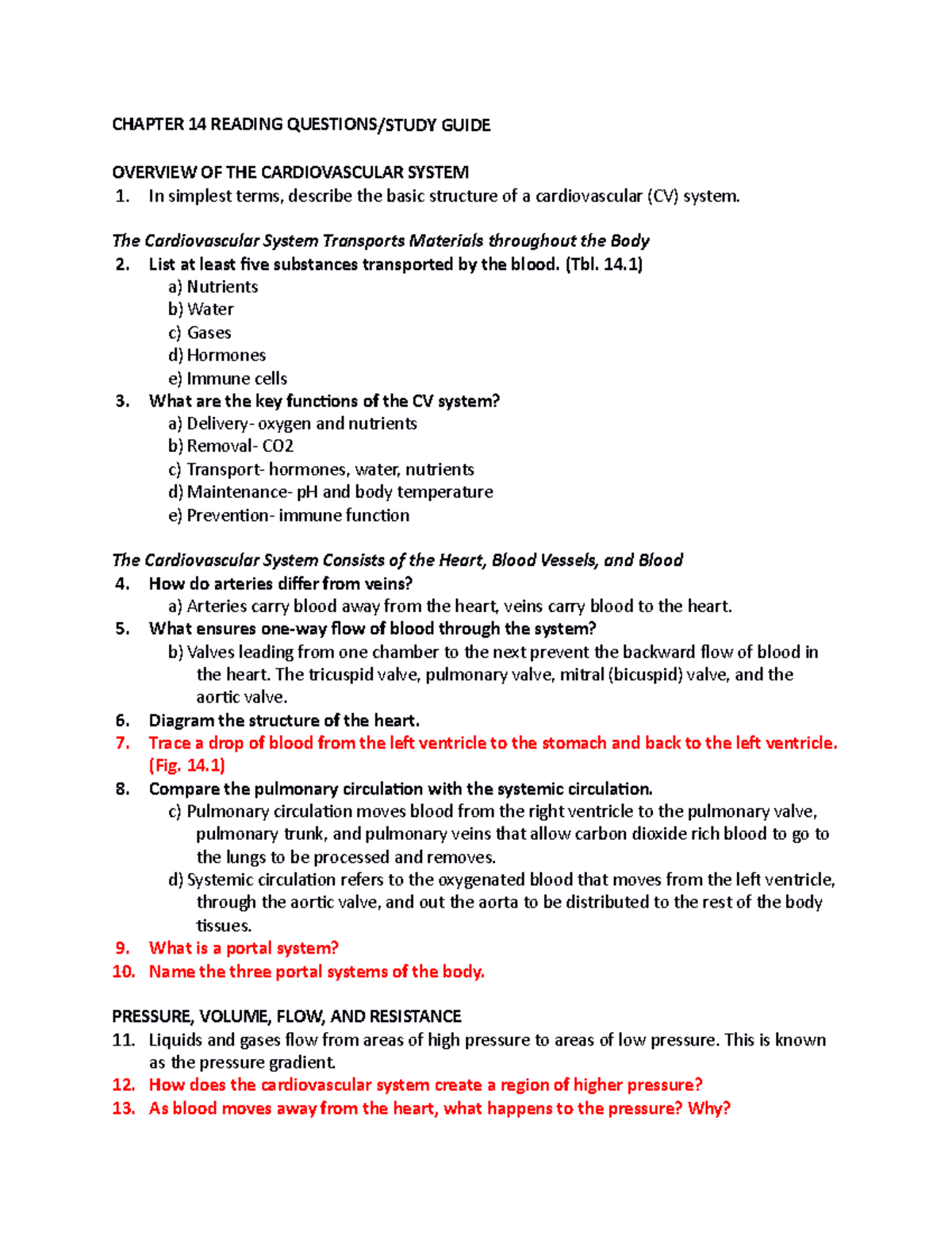 Chapter 14 Study Guide - CHAPTER 14 READING QUESTIONS/STUDY GUIDE ...