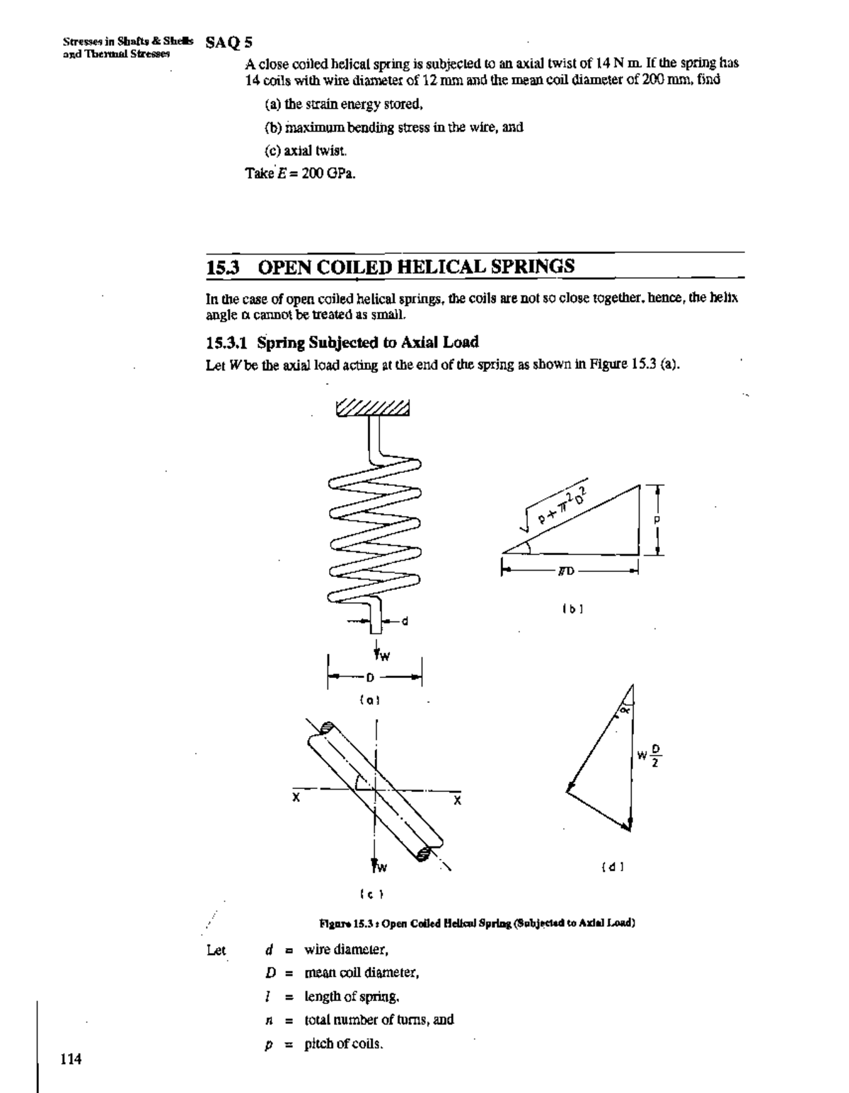 MEE 332 springs - Mee312 - Stresses in Shafts & Shells SAQ 5 and ...