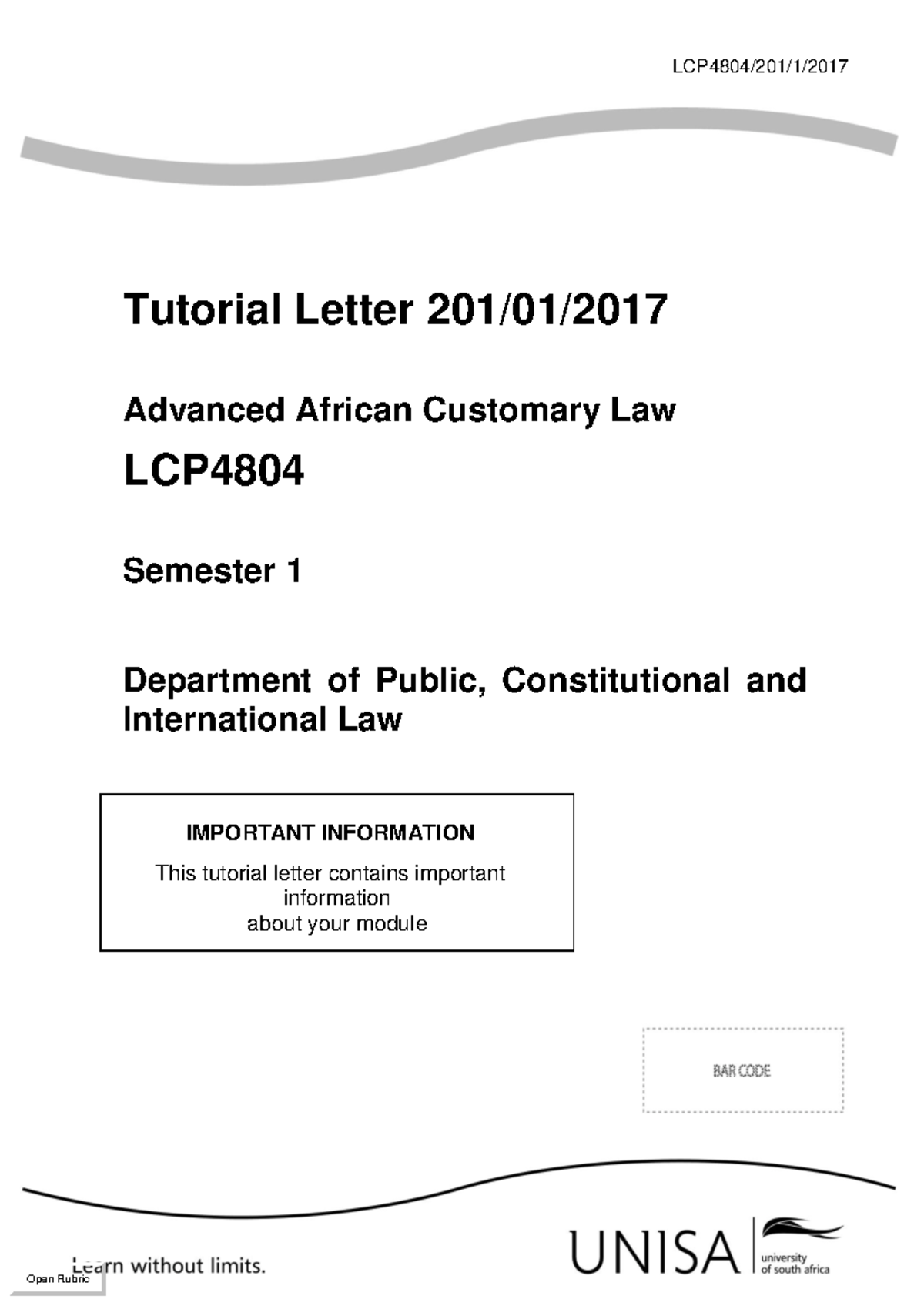 201 2017 1 criminal pr - LCP4804/201/1/ Tutorial Letter 201/01/201 7 ...