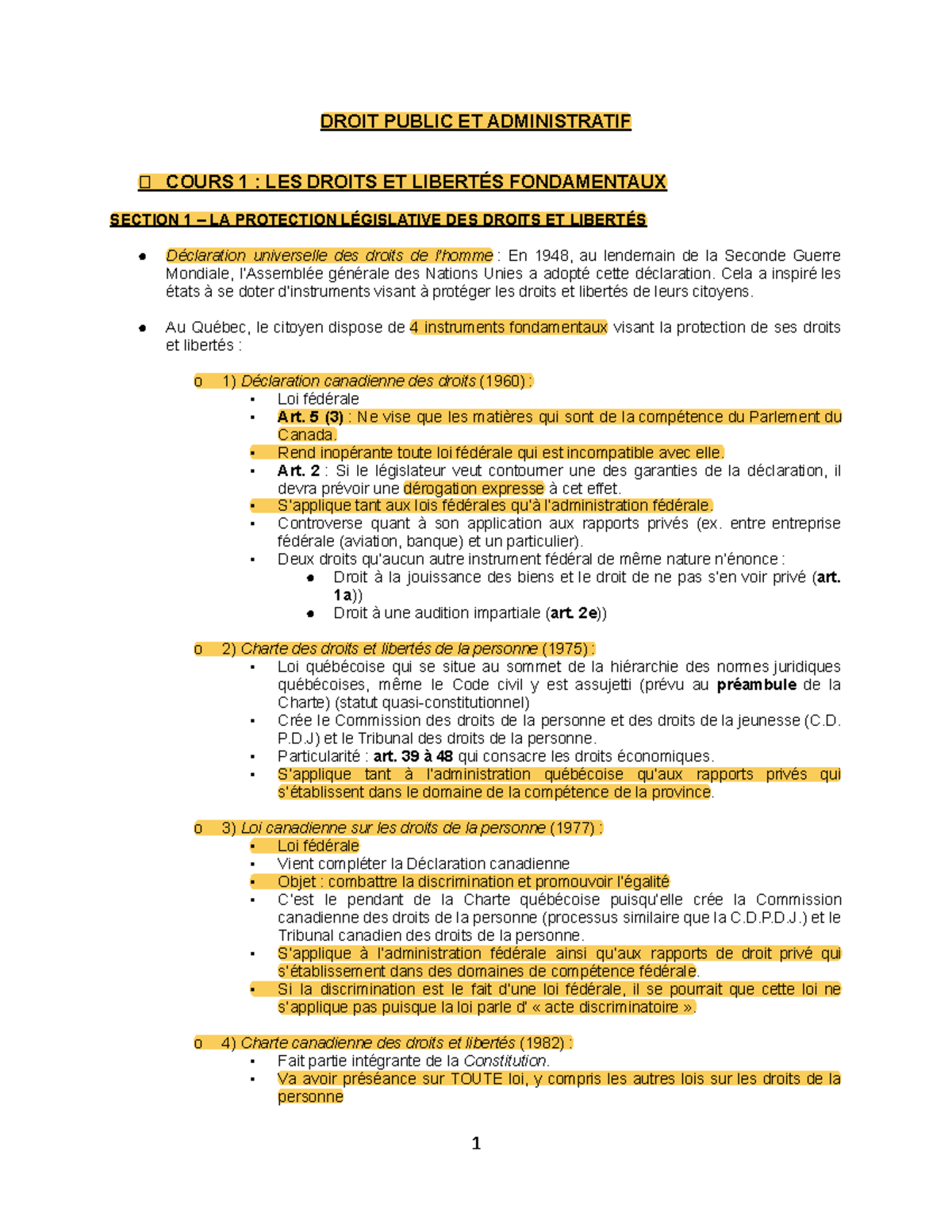 Droit Public ET Administratif.docx - DROIT PUBLIC ET ADMINISTRATIF ...
