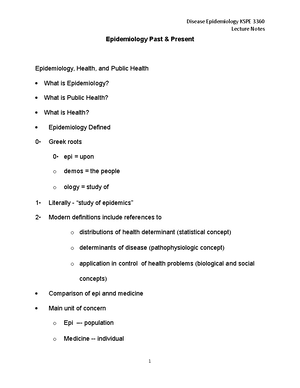 2021-Disease Epidemiology-KSPE 3360-Basic Epi Formulas - Measures of ...
