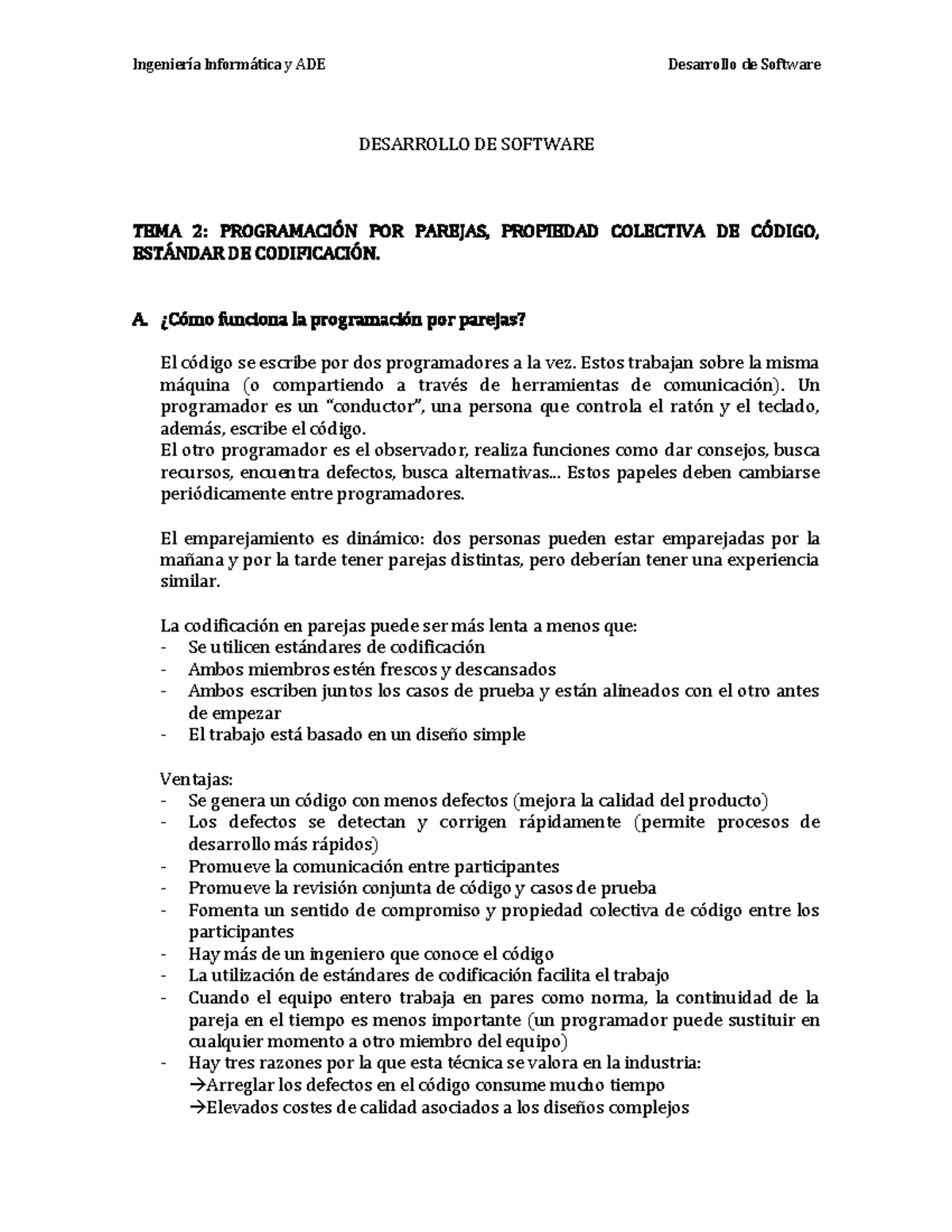 TEMA 2 Desarrollo de Software 2023 - DESARROLLO DE SOFTWARE TEMA 2 ...