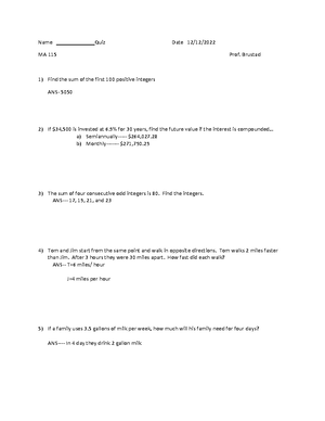 Math HW3 - Homework from course - Inductive and Deductive Reasoning ...