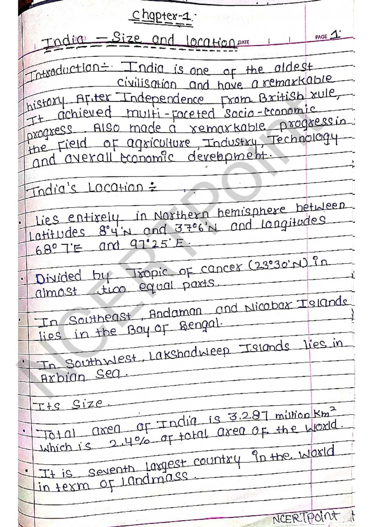 Ch. 1 9th geo - class 9 - Geography HL - Studocu